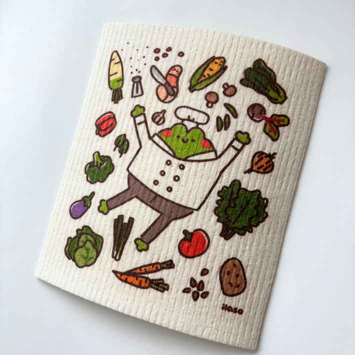 Custom Swedish Sponge Cloths - Printed in Canada - LOW MOQ | The Good Lane