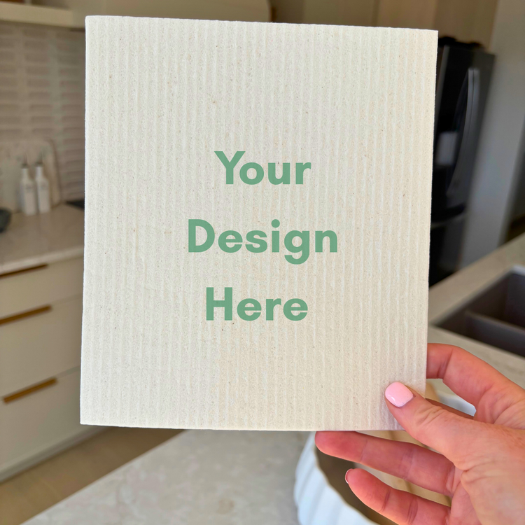 Custom Swedish Sponge Cloths - Printed in Canada - LOW MOQ | The Good Lane